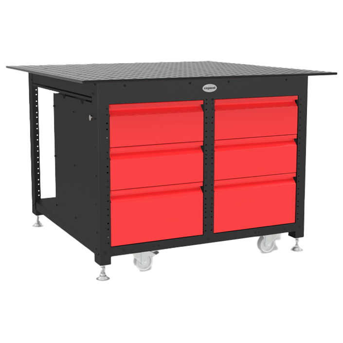 US164609: System 16 Workstation Including 4'x4' (48"x48") Perforated P ...